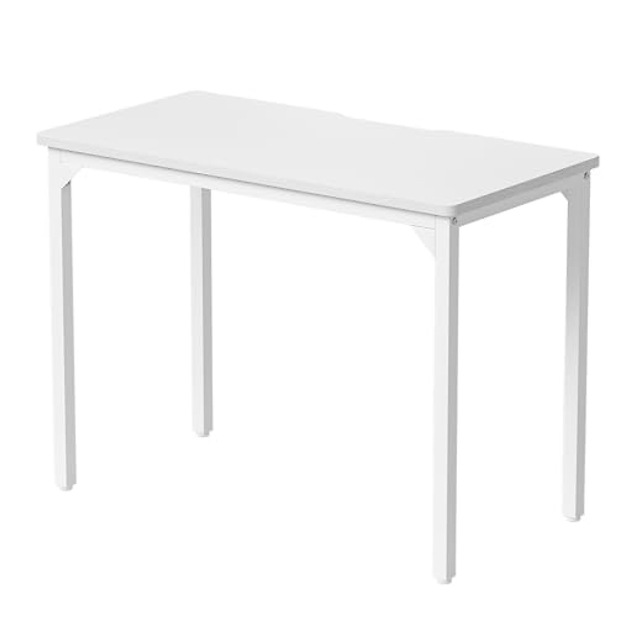 CubiCubi Computer Desk, 32 inch Home Office Writing Study Desks, Small PC Table, Modern Simple Style for Space-Saving, White