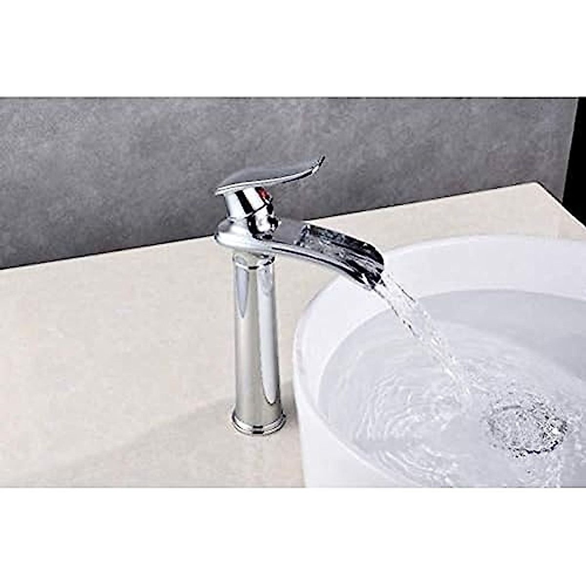 Kitchen Taps Kitchen Tap Faucet Bathroom Toilet Waterfall Faucet Hot and Cold Crane Brass Sink Mixer Valley Waterfall Sink Faucet Single Handle Faucet