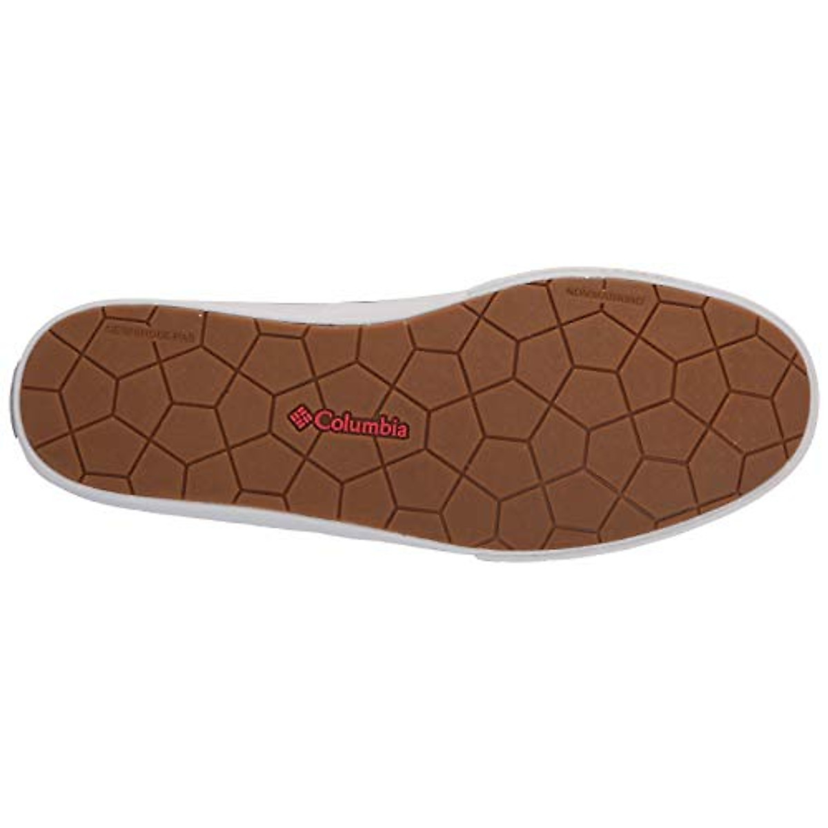 Columbia Womens Slack Water PFG Slip Boat Shoe, Mirage/Bright Poppy, 9 US