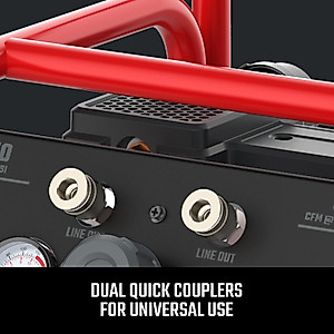 CRAFTSMAN Air Compressor 12 Gallon Ultra Quiet Oil-Free 1.5 HP Max 150 PSI Vertical Tank Portable Air Compressor