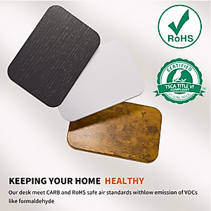 JOISCOPE Home Office Desk with Power Outlets (3AC, USB, Type-C), 60 × 20 Inch Computer Desk with 3 Drawers & Shelves, Laptop Table with Display Riser, Gaming Study Drafting Table for Bedroom, White