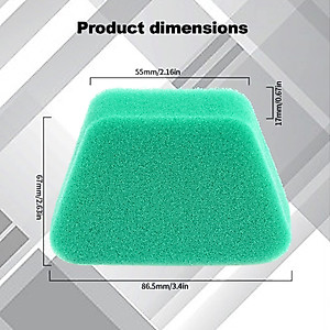 TIANYAN（5 PCS）530037793 530-037793 Air Filter Replacement for Poulan Pro Sears Craftsman Chainsaw 1900 1950 2025 2050 2075 2150 2175 2250 2350 2450 2550 Snapper 1838LE 1900 LE 1950LE 1975 Woodshark