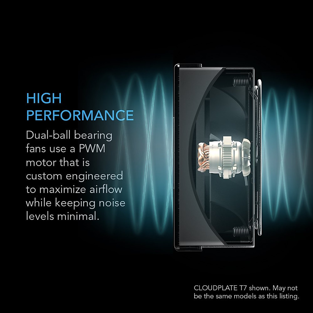 AC Infinity CLOUDPLATE T7-N, Rack Mount Fan Panel 2U, Intake Airflow, for Cooling AV, Home Theater, Network 19” Racks
