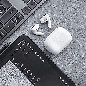 Wireless Charging Case Only Compatible for Air Pods Pro 1st & 2nd Generation, Charger Replacement Case with Bluetooth Pairing Sync Button