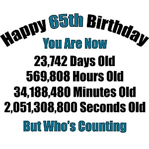 CafePress 65 'Years' Old Mug Ceramic Coffee Mug, Tea Cup 11 oz