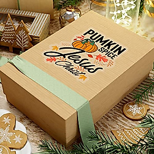 Teegarb Letter Blanket Sticker Decal Hilarious Pumkin Spice Pumpkin Festival Harvest Vegetable Lover Novelty Stickers for Laptop Car 4" × 4" / Transparent