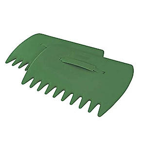 FOLOU 1 Pair Garden and Yard Leaf Scoops Hand Rakes, Large Sized, Multiple Use for Leaves, Lawn Debris and Trash Pick Up Good Use