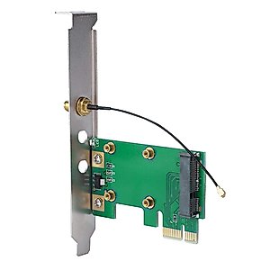 PCIe Network Card, PCI Express to Mini PCI Express Card Adapter, Network Ethernet LAN Mini PCI-E Riser PC to Laptop Network Card Adapter Converter