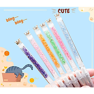 Exacto Knife Set, Bling Hobby Knife Pen with Blade Refills, Craft Cutting Tools for Scrapbooking Stencil Washi Tape Sticker Cutter, Pink