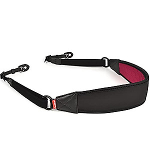 Cwatcun Camera Neck Strap with Quick Release and Safety Tether Camera Shoulder Sling Belt for Nikon Canon Sony Olympus DSLR Camera Universal for Women Men,2.0 Black