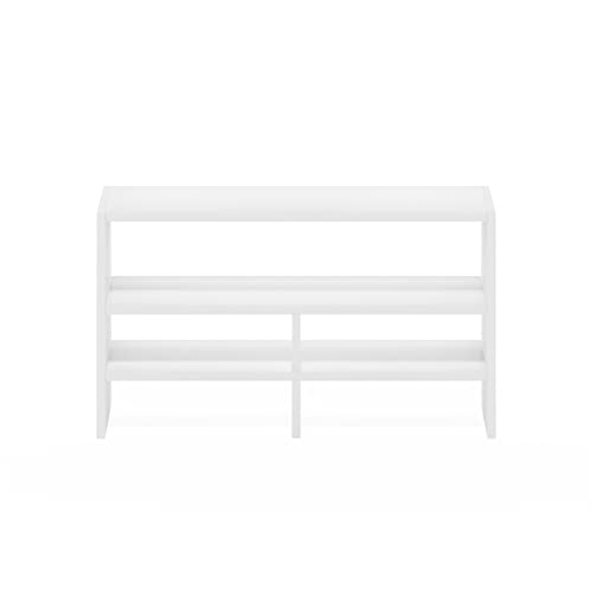 Furinno Hermite Desk Top Organizing Shelf Bookcase, White