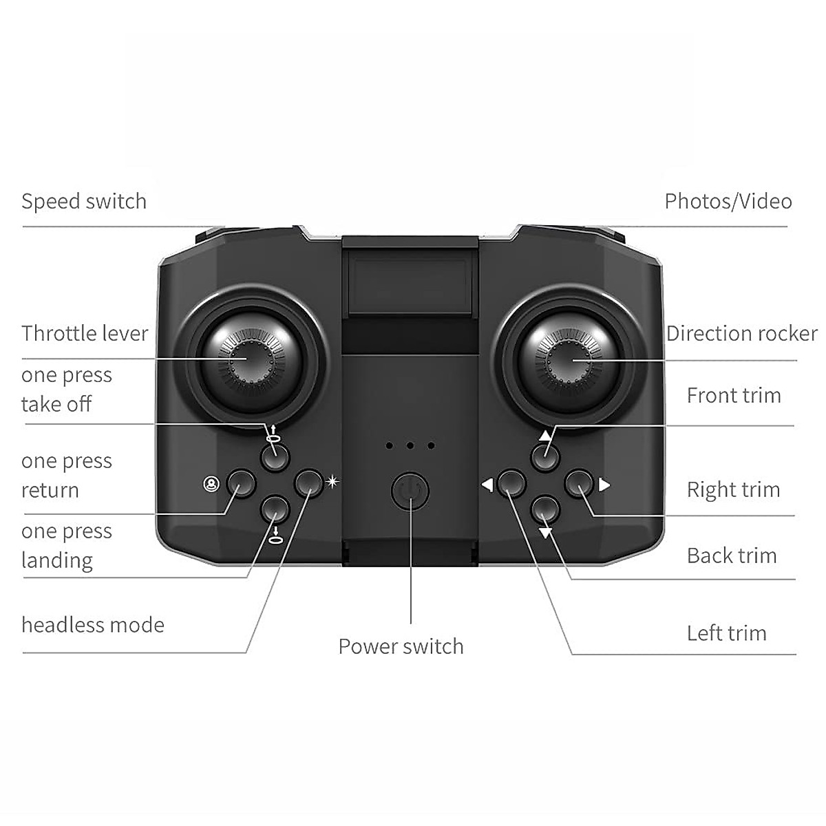 Mini Drone with Camera Drones for Adults Drone for Beginner 1080P Drones with Camera Live Video FPV Helicopter Altitude Hold Drone Lozenge HJ78 RC Drone (1 Battey&1080P WiFi Camera, Orange)