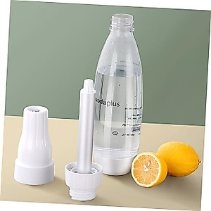 NOLITOY 2 Pcs Sparkling Water Machine Water Maker Carbonating Bottles Carbonated Drink Maker Soda Water Making Tool Water Carbonator White Food Grade Bpa Manual Carbonated Water