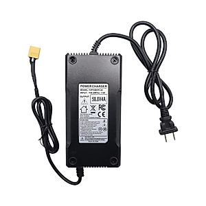 58.8V 4A Lithium Battery Charger AC Adapter Power Supply for 14S 51.8V 52V Batteries Pack DC XT60 Plug