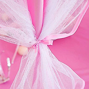 Sutekus Play Tent Girl's Dream Castle Princess Tent Children Pretend Play House for Indoor Outdoor Game (Pink)