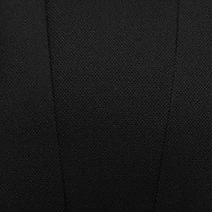 Flash Furniture HERCULES Series Big & Tall 400 lb. Rated Black Fabric Executive Ergonomic Office Chair with Silver Adjustable Arms