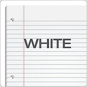 TOPS The Legal Pad Legal Pad, 8-1/2 x 11 Inches, Gum-Top, 3-Hole Punched, White, College Rule, 50 Sheets per Pad, 12 Pads per Pack (75270)