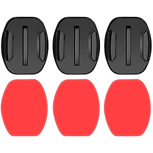 Neewer 20-in-1 Accessory Kit for Gopro:Buckle Clip Basic Mount,J-Hook Buckle Mount,Long Thumb Screw 3-Pack Adhesive Mounts with Sticky Pads for GoPro Hero 3 3+ 4 5 6 7 Accessories SJ4000 SJ5000 SJ6000