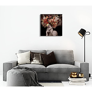 Art Knitting Paint by Number for Adults Beginner Students Kids, Gift Choice, DIY Acrylic Painting for Room Décor Canvas Roll- Pin-up Girl (SZ067)