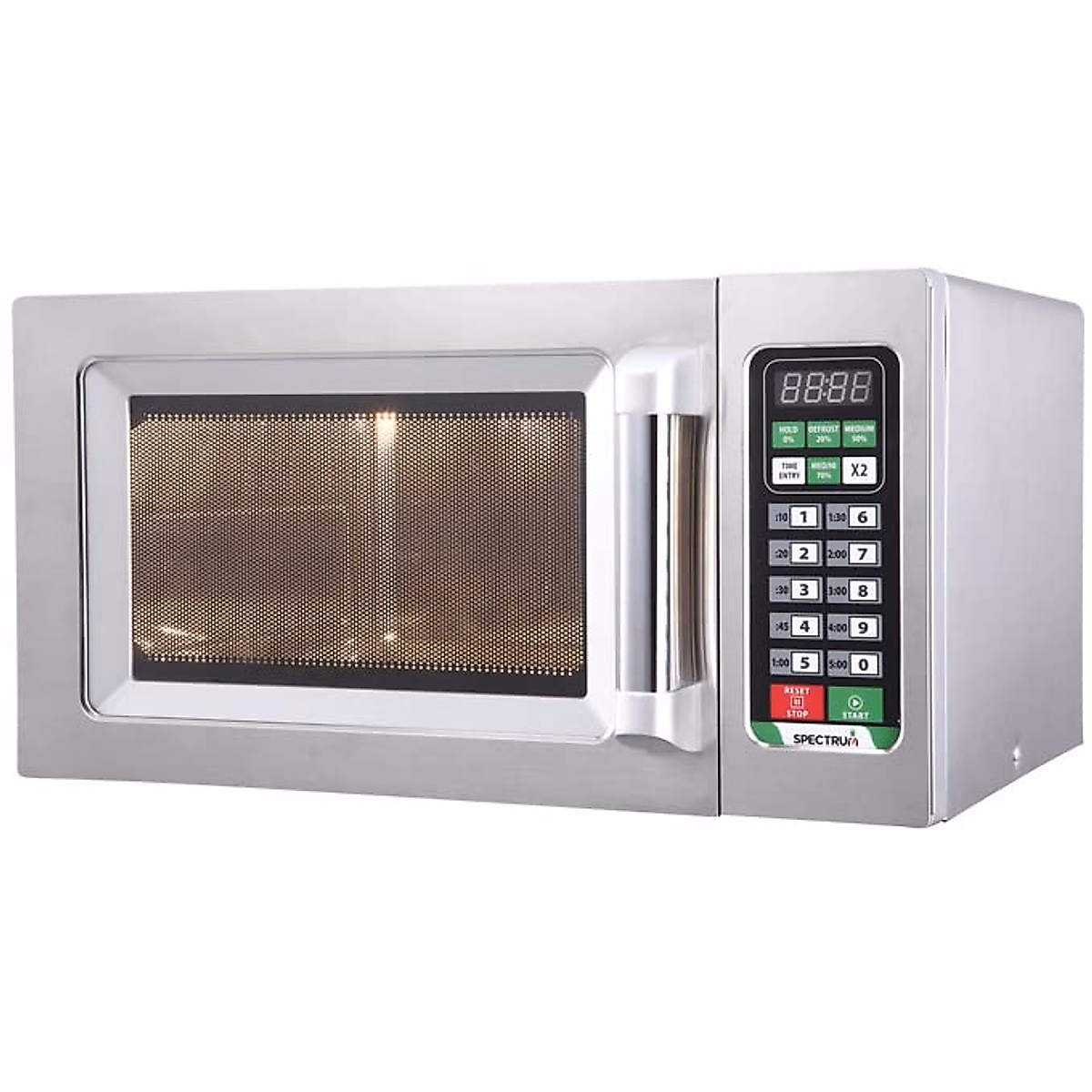 Winco EMW-1000ST Commercial-Grade Microwave Oven, 9 Cubic Feet, Silver
