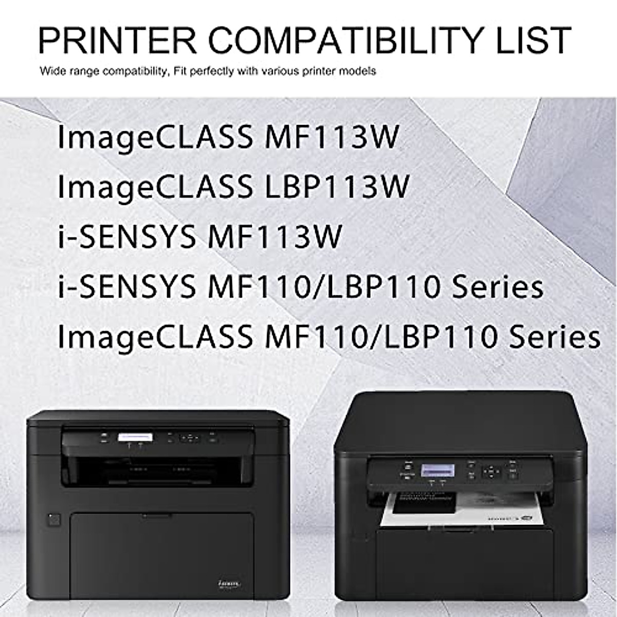 1-Pack 047 Black Toner Cartridge Compatible for Canon MF113W LBP113W MF110/LBP110 Series Printers Toner Cartridge,Sold by AcToner.