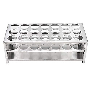Test Tube Stand Rack, Centrifuge Tube Rack, 21 Holes, Suitable for Tubes of Dia.≤ 32.5mm Test Tube Laboratory