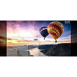 Optoma UHD51ALV True 4K UHD Smart Projector with HDR | Super Bright 3,000 Lumens | HDR10 | Works with Alexa and Google Assistant | Voice Command to Activate Projector | USB Media Streamer