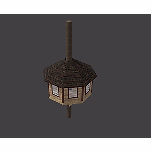 The Black Hills © : 16' Octagonal Treehouse Plan