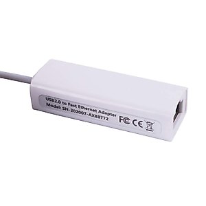 USB to RJ45 LAN Ethernet Adapter 100Mbps USB to RJ45 LAN Converter 10M 100M with Asix AX88772B AX88772 Chip (USB to RJ45)