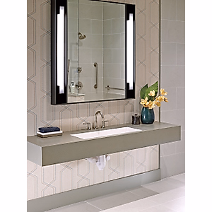 Delta Faucet Trinsic Widespread Bathroom Faucet Brushed Nickel, Bathroom Faucet 3 Hole, Diamond Seal Technology, Metal Drain Assembly, Stainless 3559-SSMPU-DST