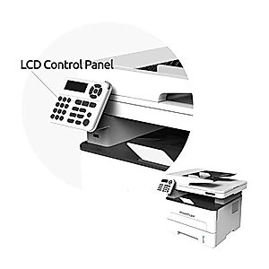 Pantum M7202FDW All-in-One Laser Printer Copier Scanner Fax, High Print and Copy Speed, Auto-Duplex Printing, with Wireless, Ethernet & USB Capabilities with TL-410X