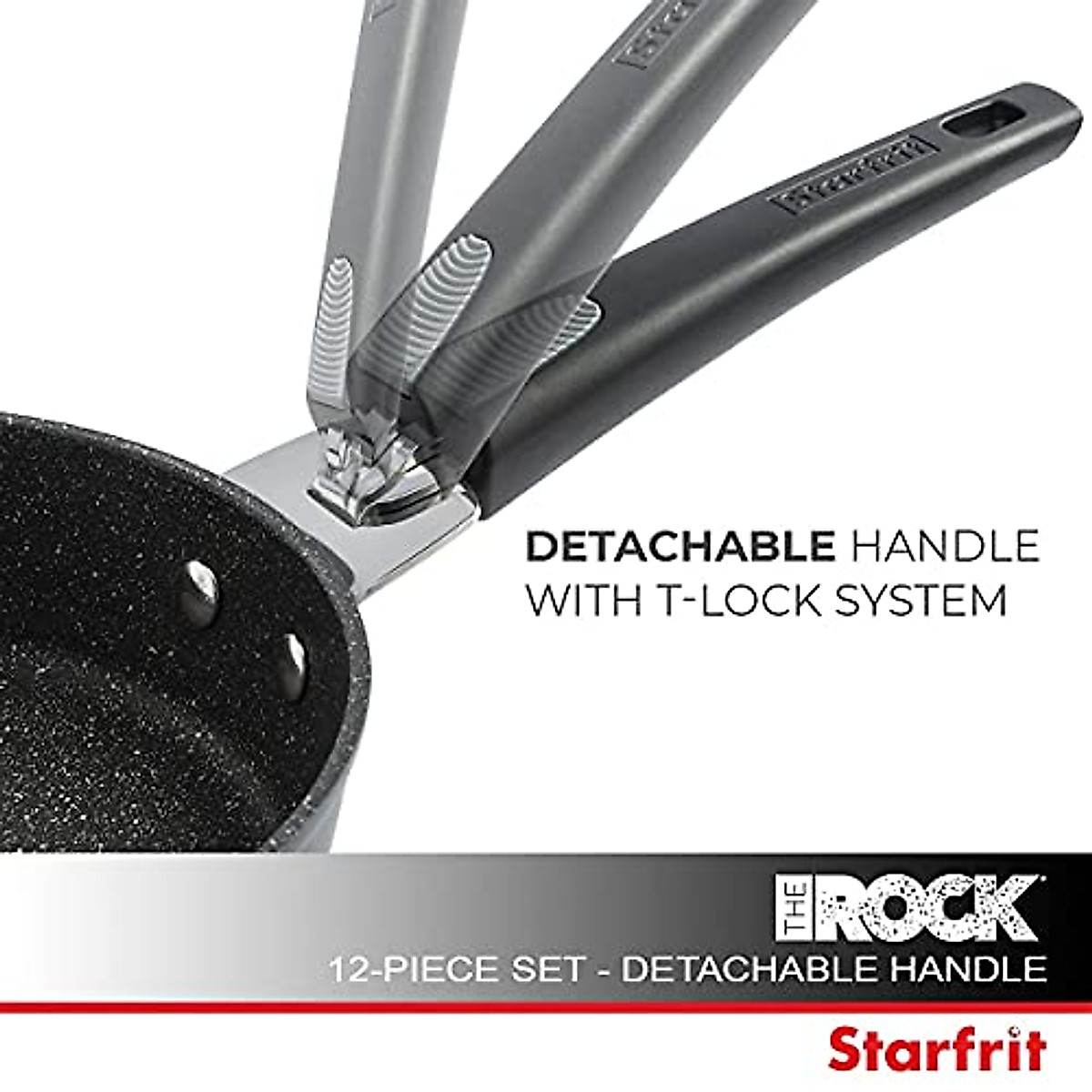 The Rock 12 Piece Set w/T-Lock Handles