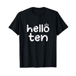 Funny 10 Year Old Boys Girls 10th Birthday T-Shirt