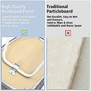 VeYocilk Tabletop Ironing Board, Reinforced Foldable Iron Board with Iron Rest, Portable Travel Small Ironing Board with Heat Resistant Cover for Home, Countertop, Laundry Rooms, Dorm, 31.4"x9.8"x7"