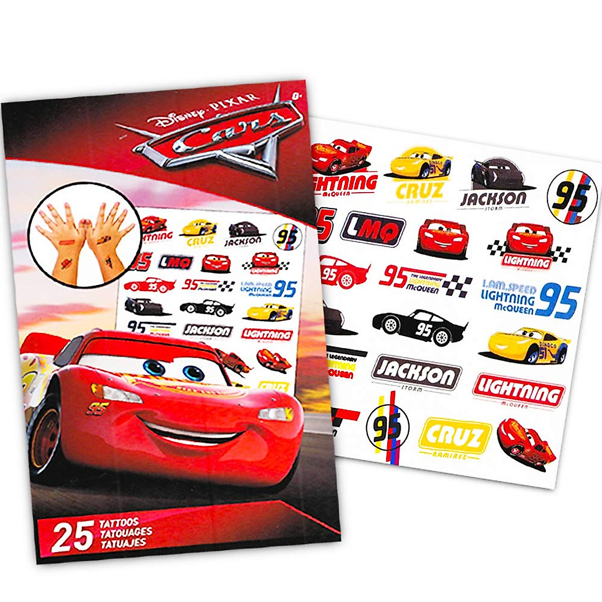 Kids Temporary Tattoos for Girls Boys Bulk Assortment ~ Bundle Includes 200 Kids Temporary Tattoos Featuring Spongebob, Rescue Bots, Cars, and More (Kids Party Favors Party Supplies)