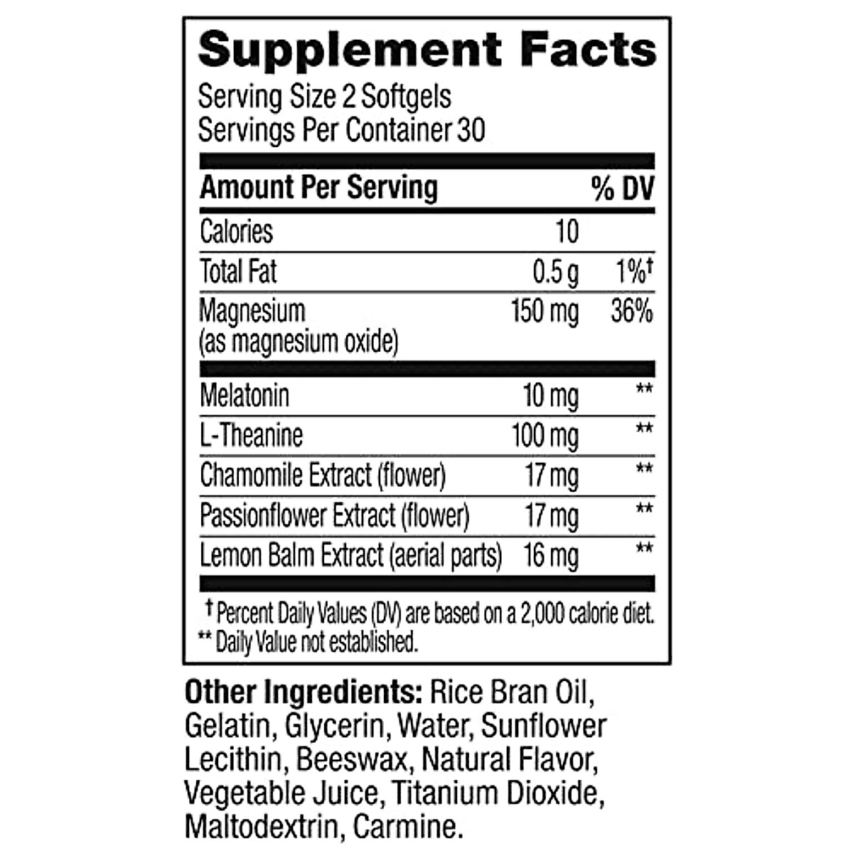 OLLY Ultra Strength Sleep Softgels, 10mg Melatonin, L-Theanine, Chamomile, Magnesium, Lemon Balm, Supports Deep Restful Sleep, Nighttime Sleep Aid, Non Habit-Forming - 60 Count