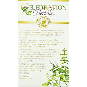 CELEBRATION HERBALS Gotu Kola Tea Organic 24 Bag, 0.02 Pound