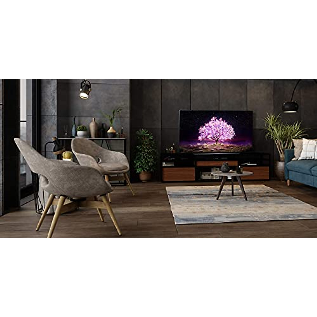 LG OLED77C1PUB 77" 4K Ultra High Definition OLED Smart C1 Series TV with an Additional 4 Year Coverage by Epic Protect (2021)(Used)
