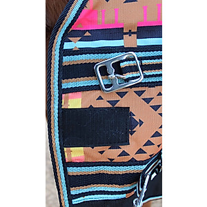 CHALLENGER 74" 1200D Turnout Lightweight Bellyband Rain Horse Winter Blanket Sheet 397B