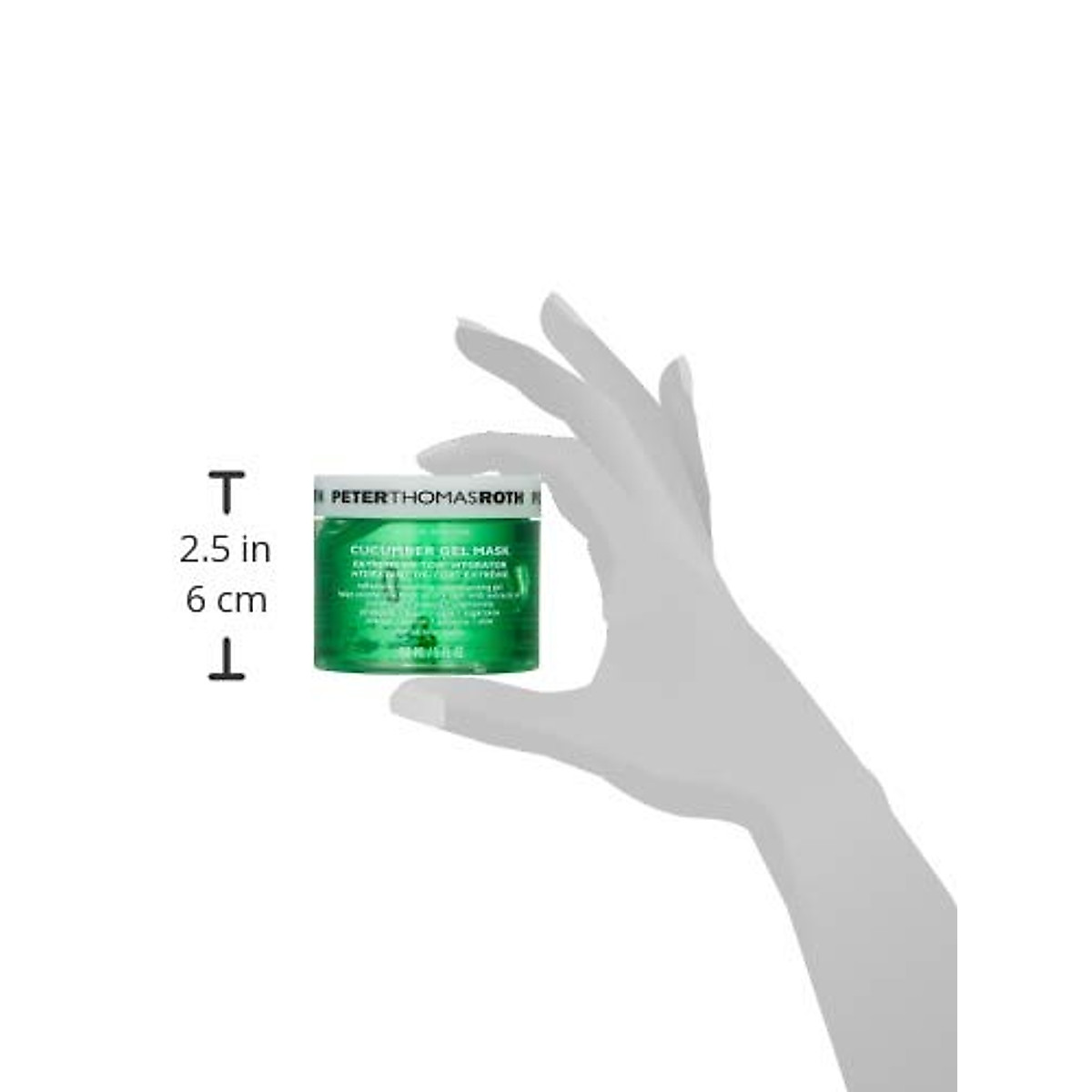 Peter Thomas Roth | Cucumber Gel Mask | Extreme De-Tox Hydrator, Cooling and Hydrating Facial Mask, Helps Soothe the Look of Dry and Irritated Skin, 5 fl oz (Pack of 1)