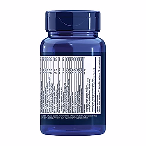 Life Extension Plant-Based Multivitamin – Plant Derived Vitamins and Minerals Supplement for General Health - Nutrients from Fruits & Veggies - Gluten-Free, Non-GMO, Vegetarian – 90 Capsules