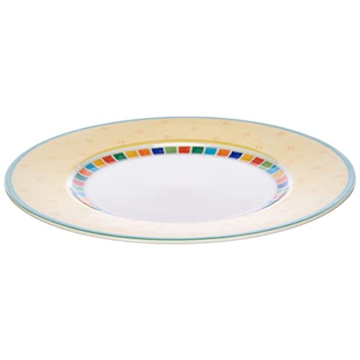 Villeroy & Boch Twist Alea Limone Salad Plate, 8.25 in, White/Yellow