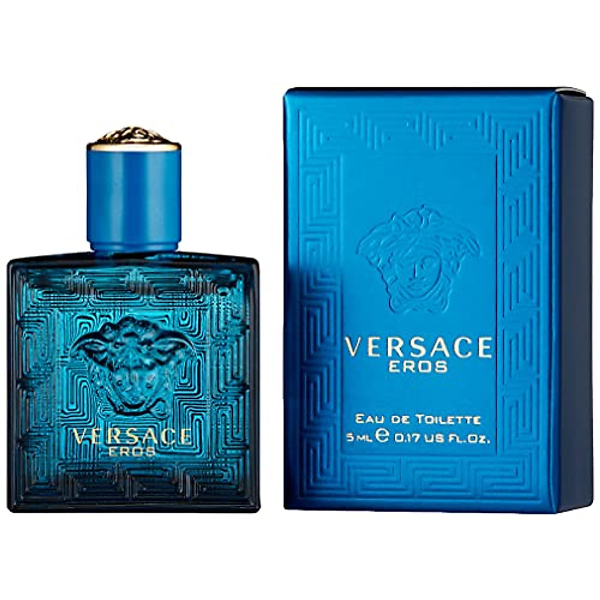 Versace Eros by versace 0.17 oz (5 ml) EDT Splash Men Mini NEW IN BOX
