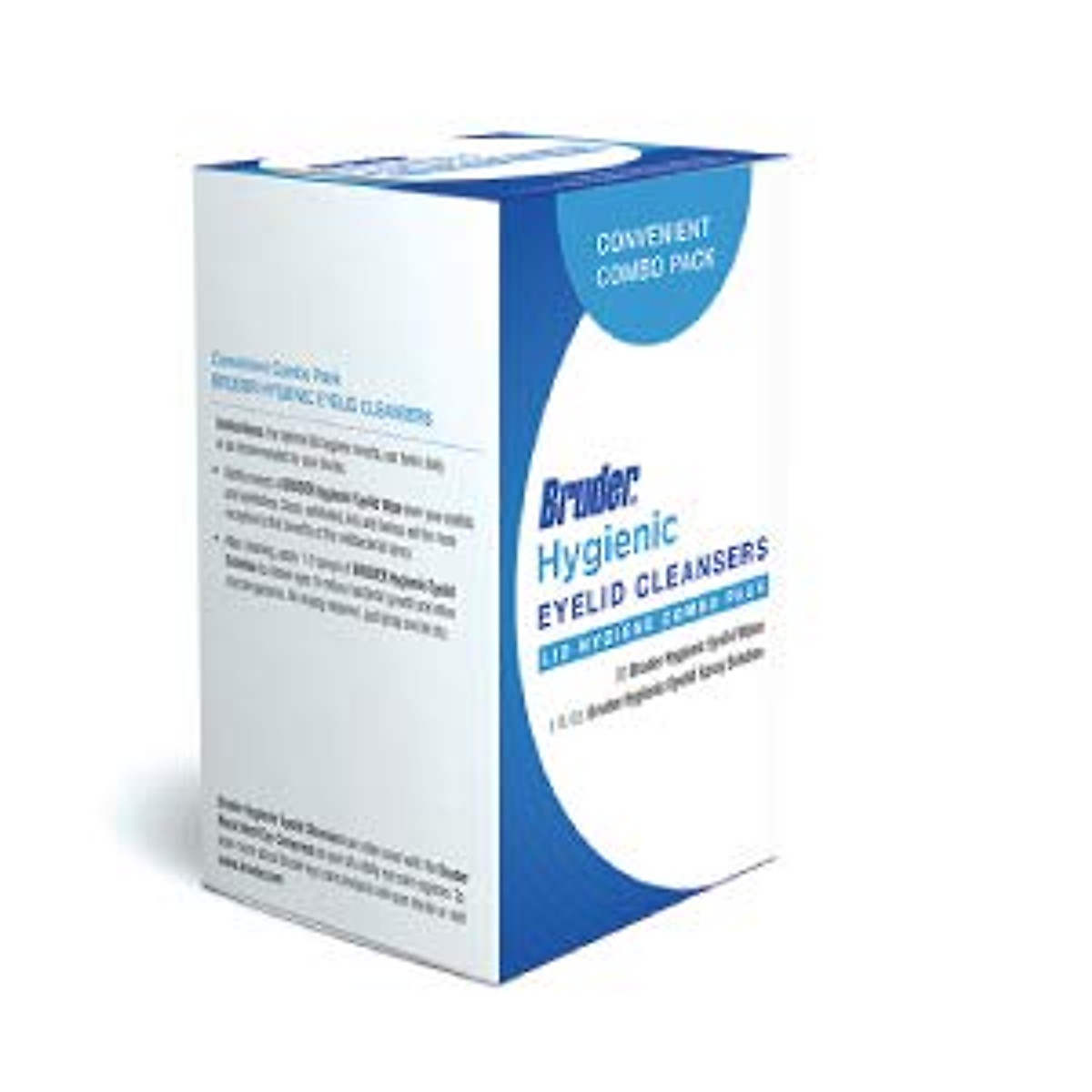 Bruder Hygienic Eyelid Cleansers Value Pack | Hygienic Eyelid Wipes & Eyelid Solution Spray | for Daily Eyelid and Lash Care