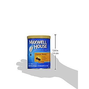 Maxwell House Master Blend Light Roast Ground Coffee (11.5 oz Canister)