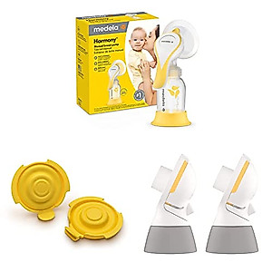 Medela Manual Breast Pump & PersonalFit Flex Replacement Membranes, 2-Pack, Compatible & PersonalFit Flex Replacement Connectors