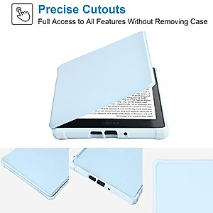 Kindle Paperwhite Case for 6.8" (11th Generation 2021 Release),All-New PU Leather Smart Cover for Kindle Paperwhite & Kindle Paperwhite Signature Edition with with Auto Sleep/Wake (11th 2021)