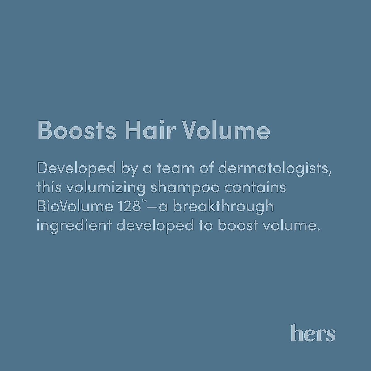 Hers Full Volume Shampoo 2 Pack - Volumizing Shampoo for Women - Soft Cedar & Citron - Women's Natural Shampoo Adds Volume, Shine & Bounce - 2 x 6.4 fl oz