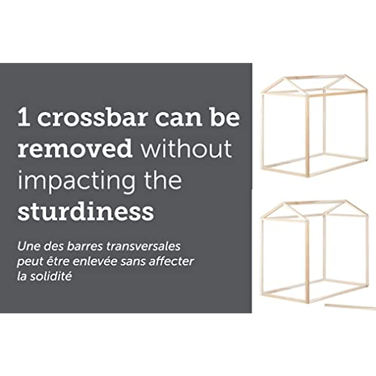 South Shore Sweedi Toddler House Bed, White