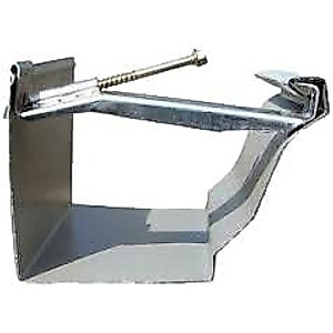 Quick Screw 6" 50 Pack Heavy Duty Hidden Rain Gutter Bracket Hook Hangers with Clip Strong Arm Brand